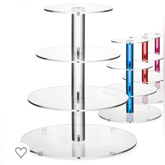 Source Unknown | Accents | 4tier Acrylic Cupcake Display Stand | Poshmark